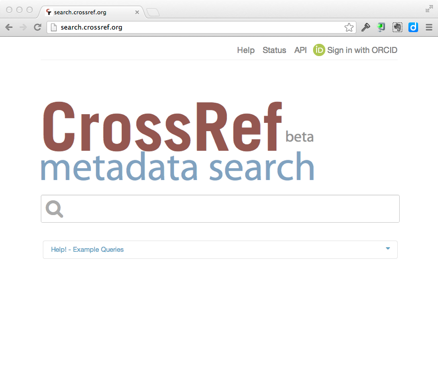 Easily add publications to your ORCID profile - Crossref